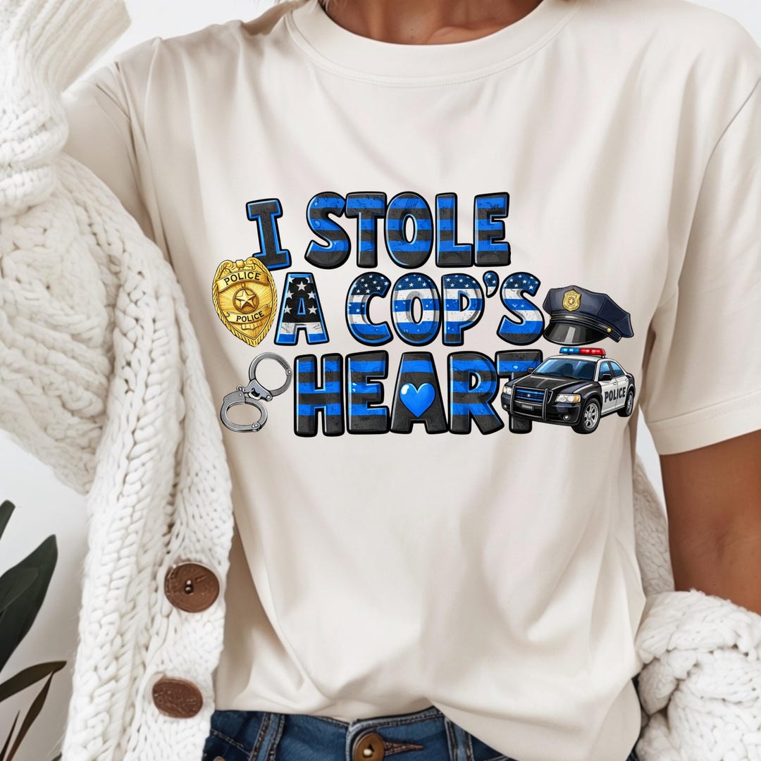 I Stole A Cop's Heart PNG, Cop's Wife Tshirt Design, Police Wife PNG ...
