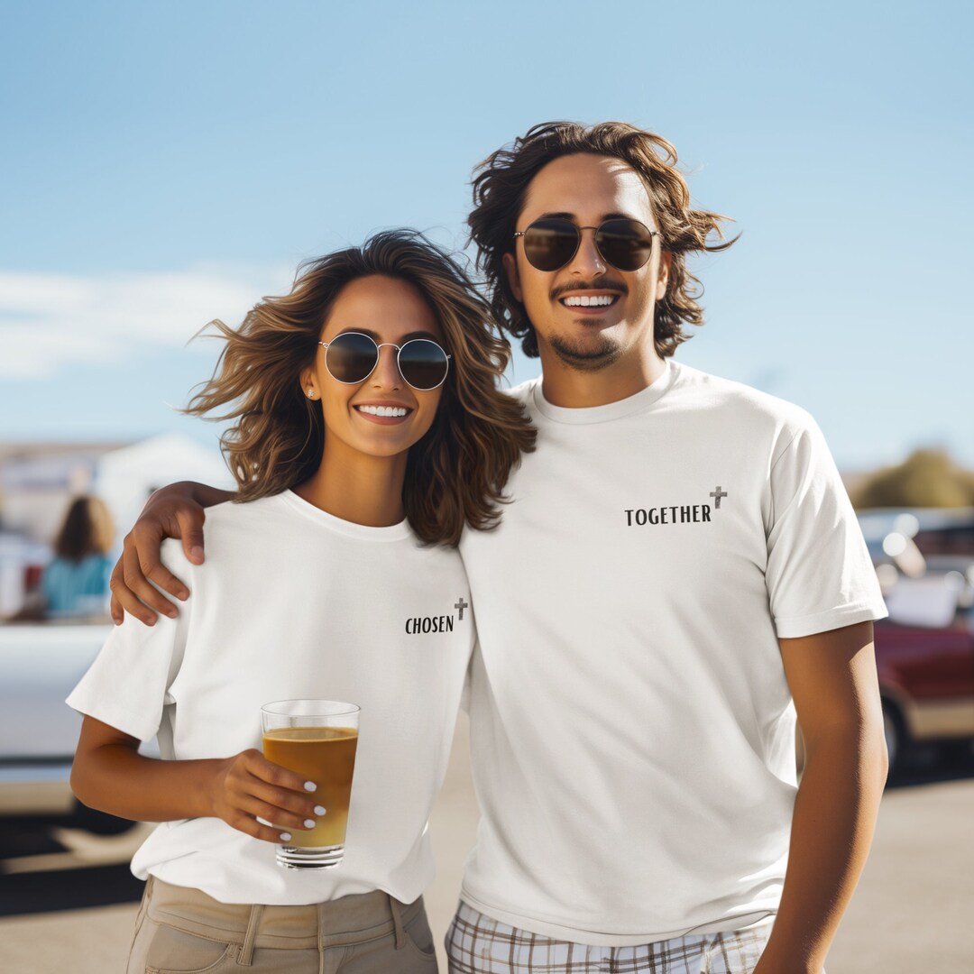 Chosen Together Couple Shirt, Chosen Together Tshirt, Christian Shirt ...