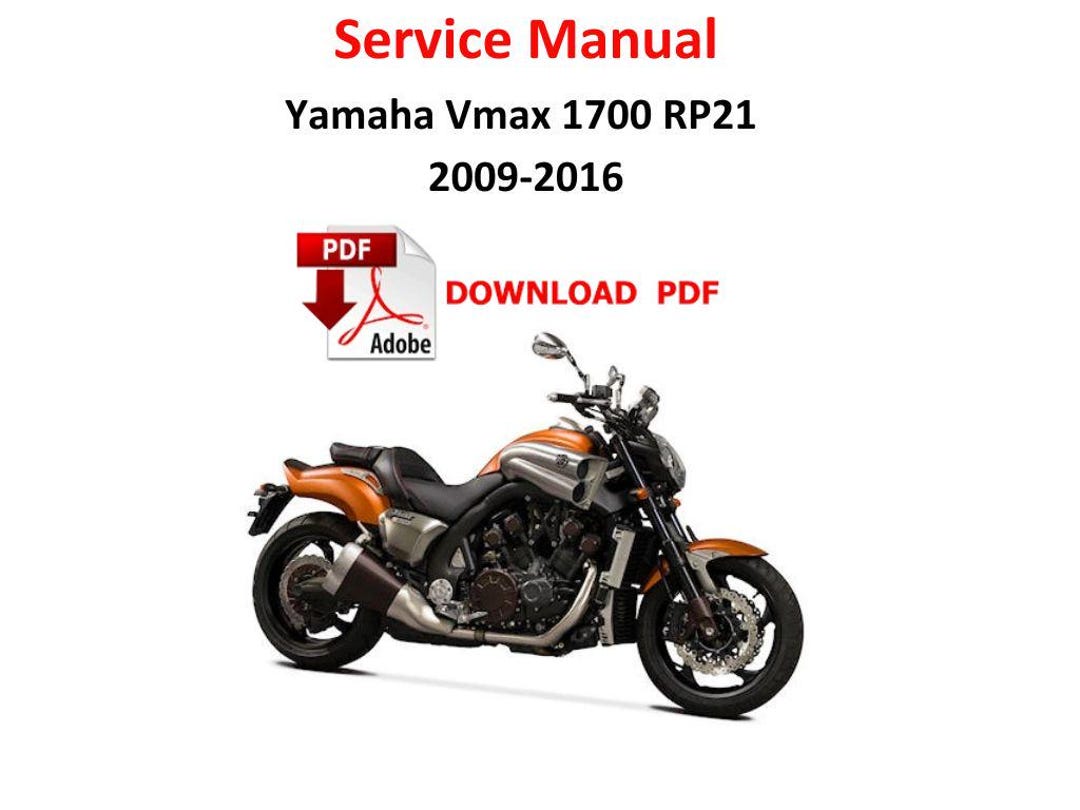Yamaha Vmax 1700 2009 - 2016 PDF Service Manual Repair Guide Workshop Pages 583 RP21 VMX17Y ...