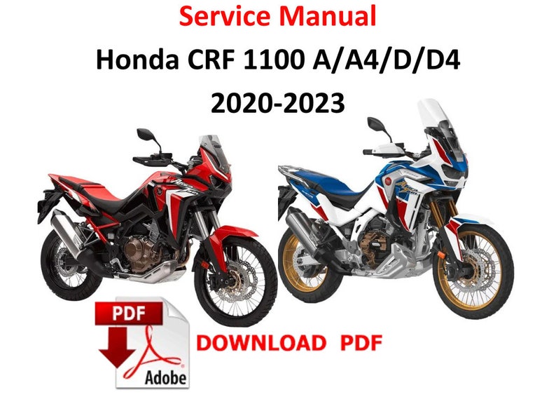 Honda CRF1100 - CRF1100 Adventure PDF Service Manual | Manual & DCT ...
