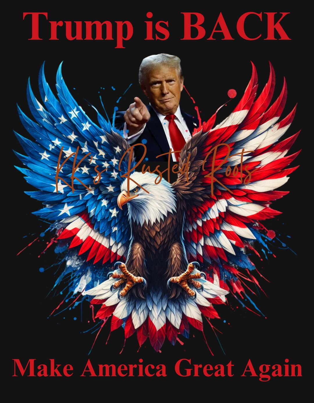 Trump 2024 Eagle PNG: Republican Election Design (digital Download) - Etsy