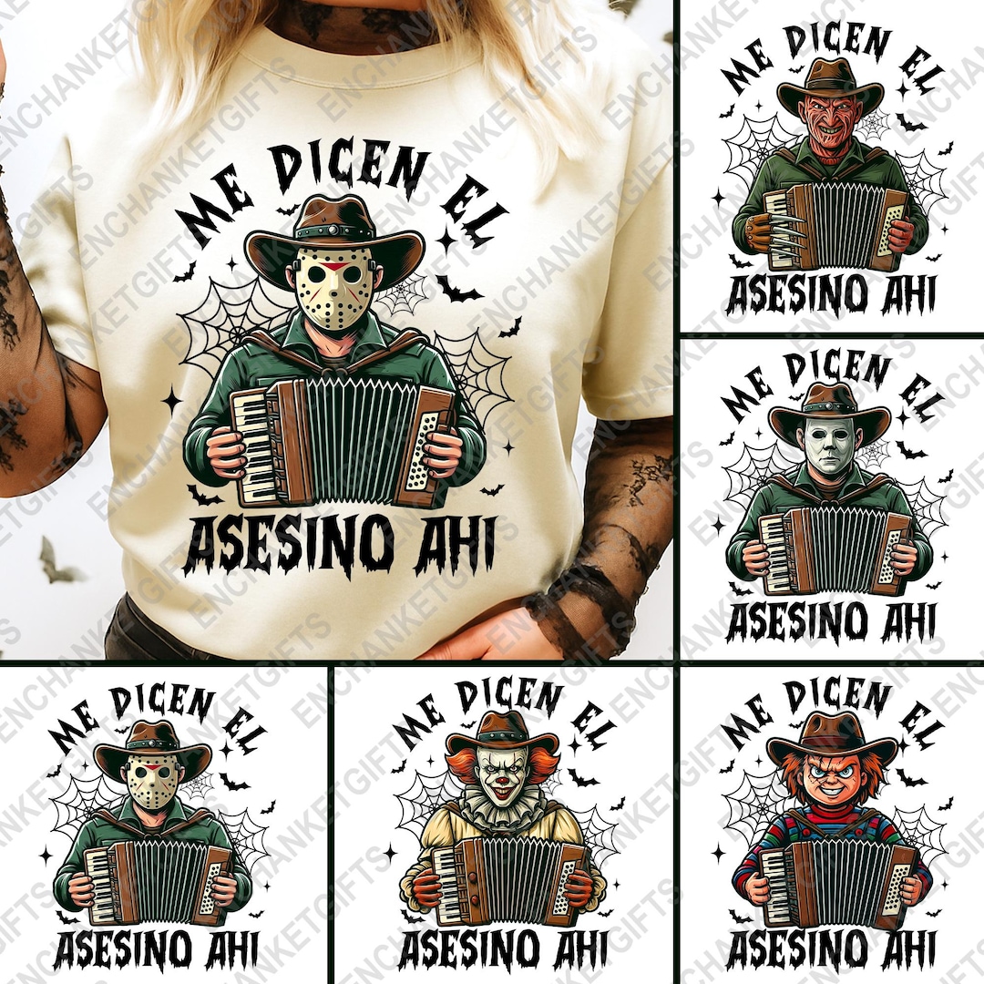 Vintage Cowboy Horror Png Bundle, Me Dicen El Asesino Por Ahi Png ...