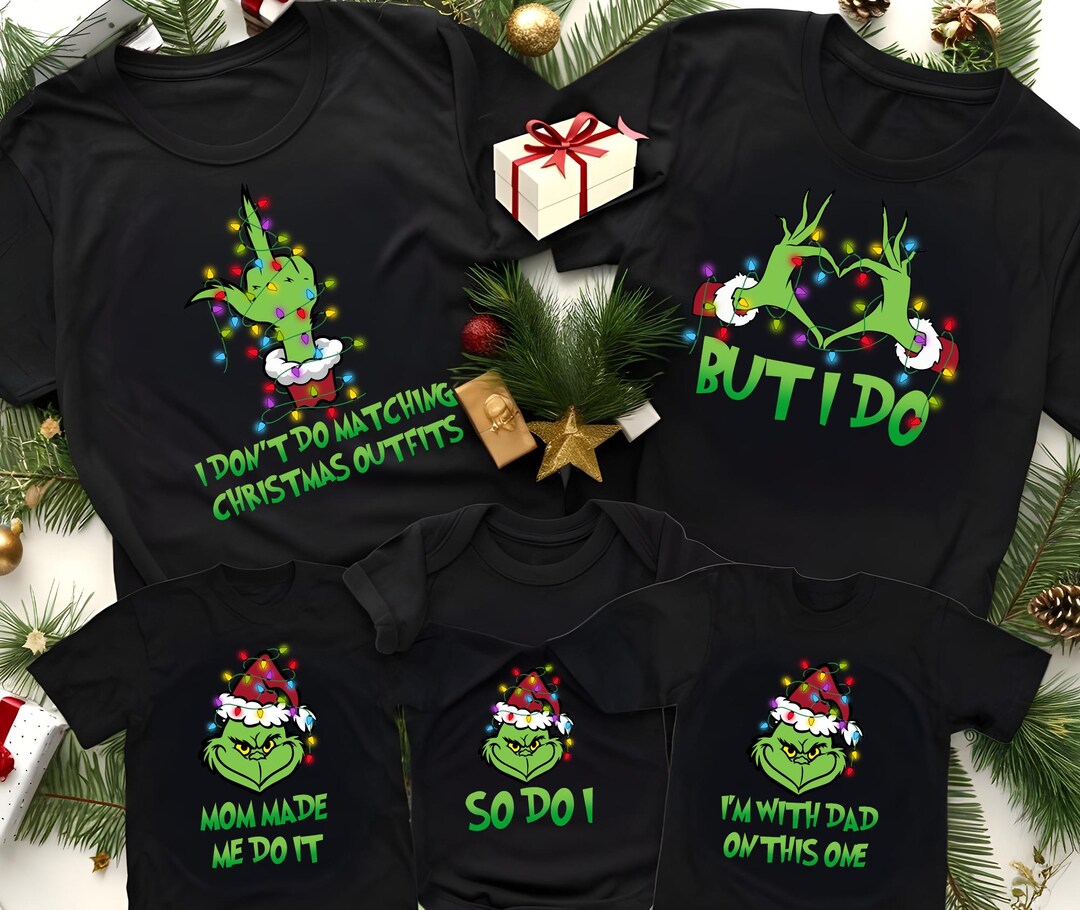 Bundle I Don't Do Matching Christmas Outfits Png, Christmas Party, Xmas ...