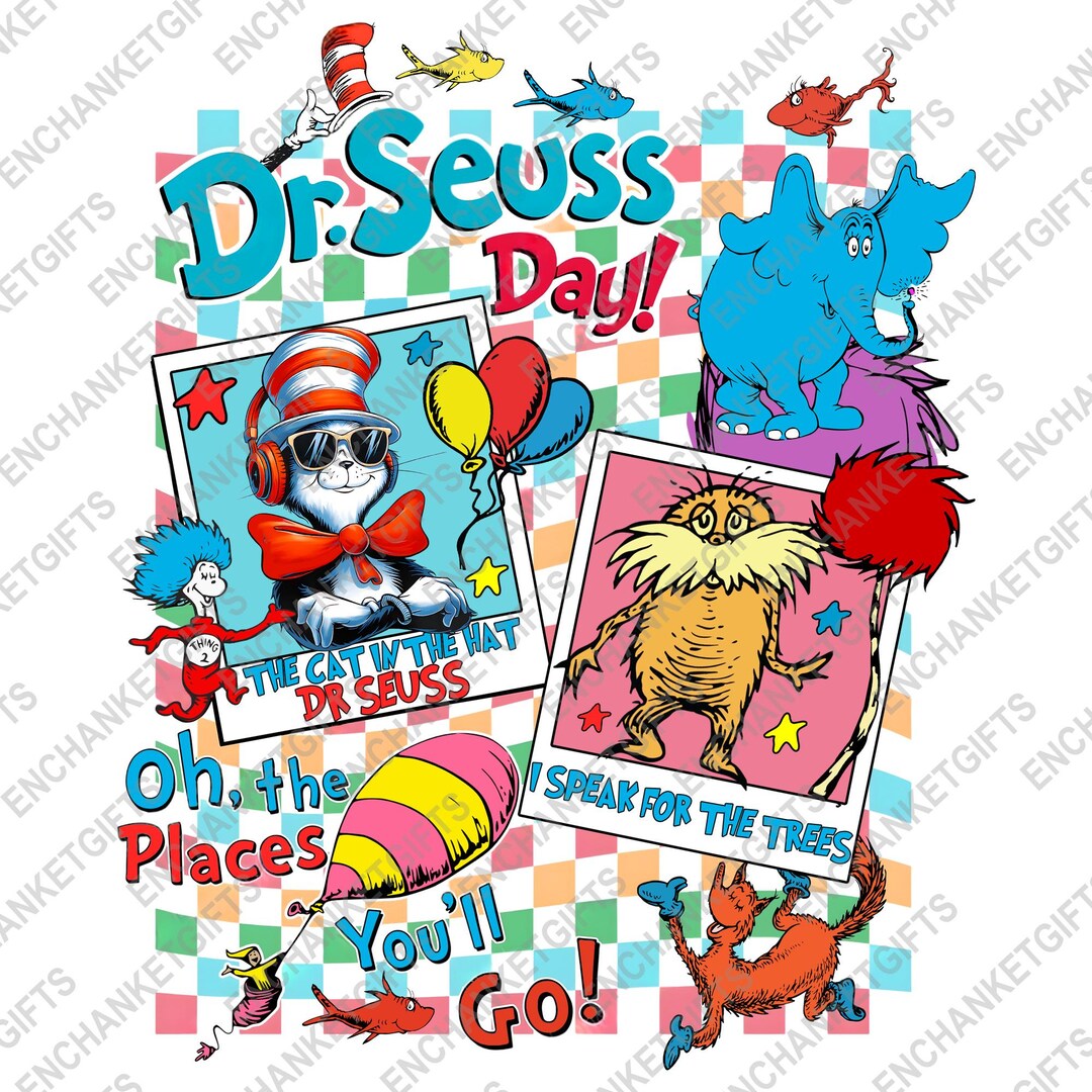 Oh the Places You Will Go Png, Vintage Read Across America Png, Love ...