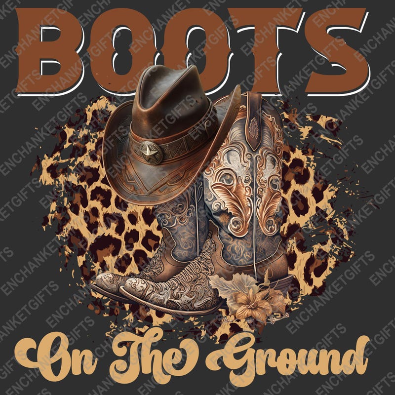 Leopard and Boots Svg - Etsy