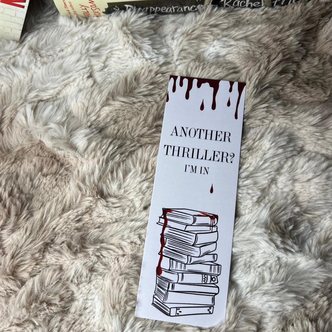 Thriller Bookmarks/mystery Bookmarks - Etsy