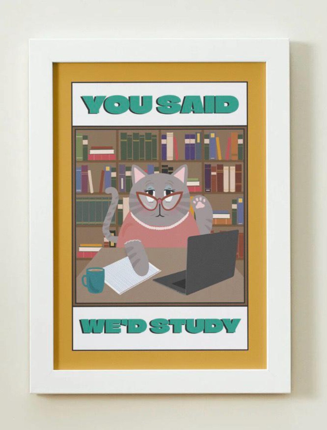 Study Buddy Printable Poster - Etsy