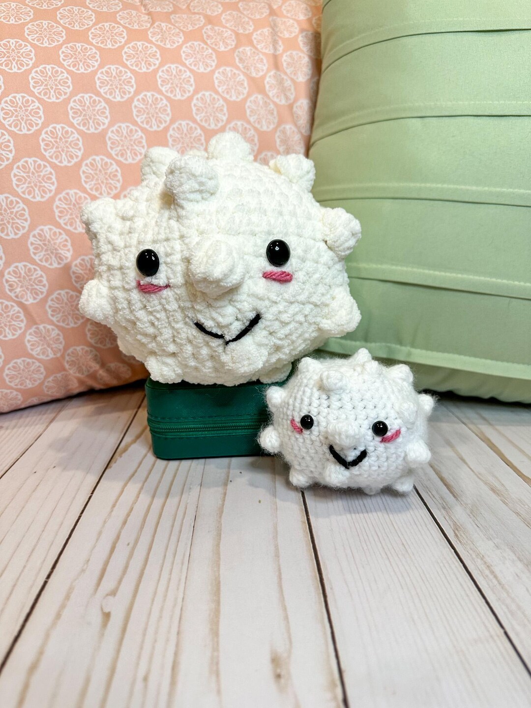 Crochet White Blood Cell Plushie Made to Order, Handmade Jumbo Antibody ...