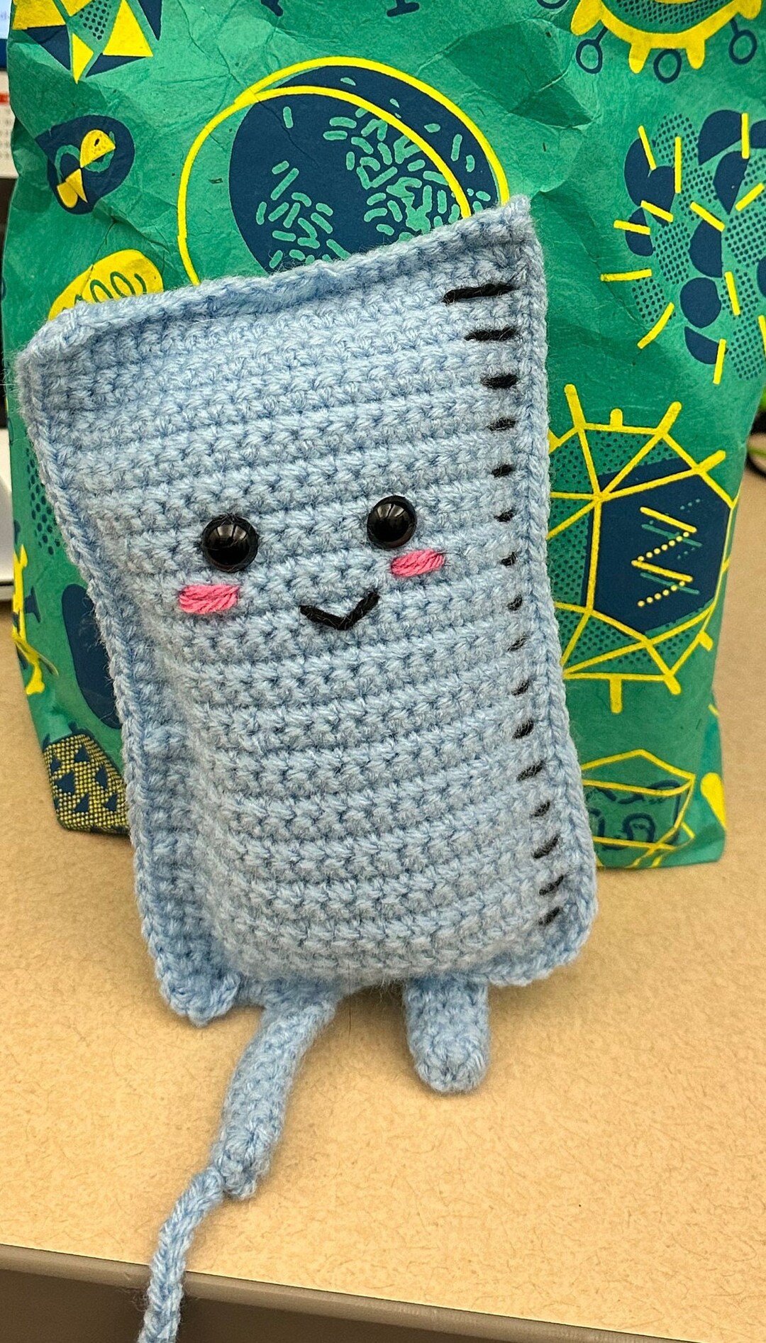 Crochet IV Bag **MADE to ORDER**, Cozy Handmade Stuffed Animal - Etsy