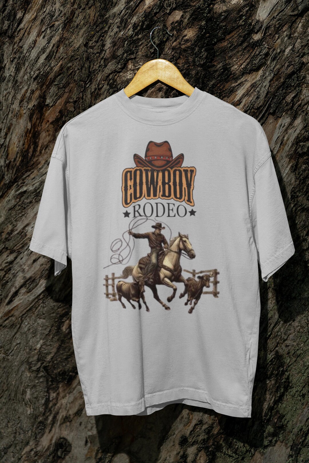 Vintage 90s Cowboy Shirt Classic Western Style, Rodeo-inspired Design ...