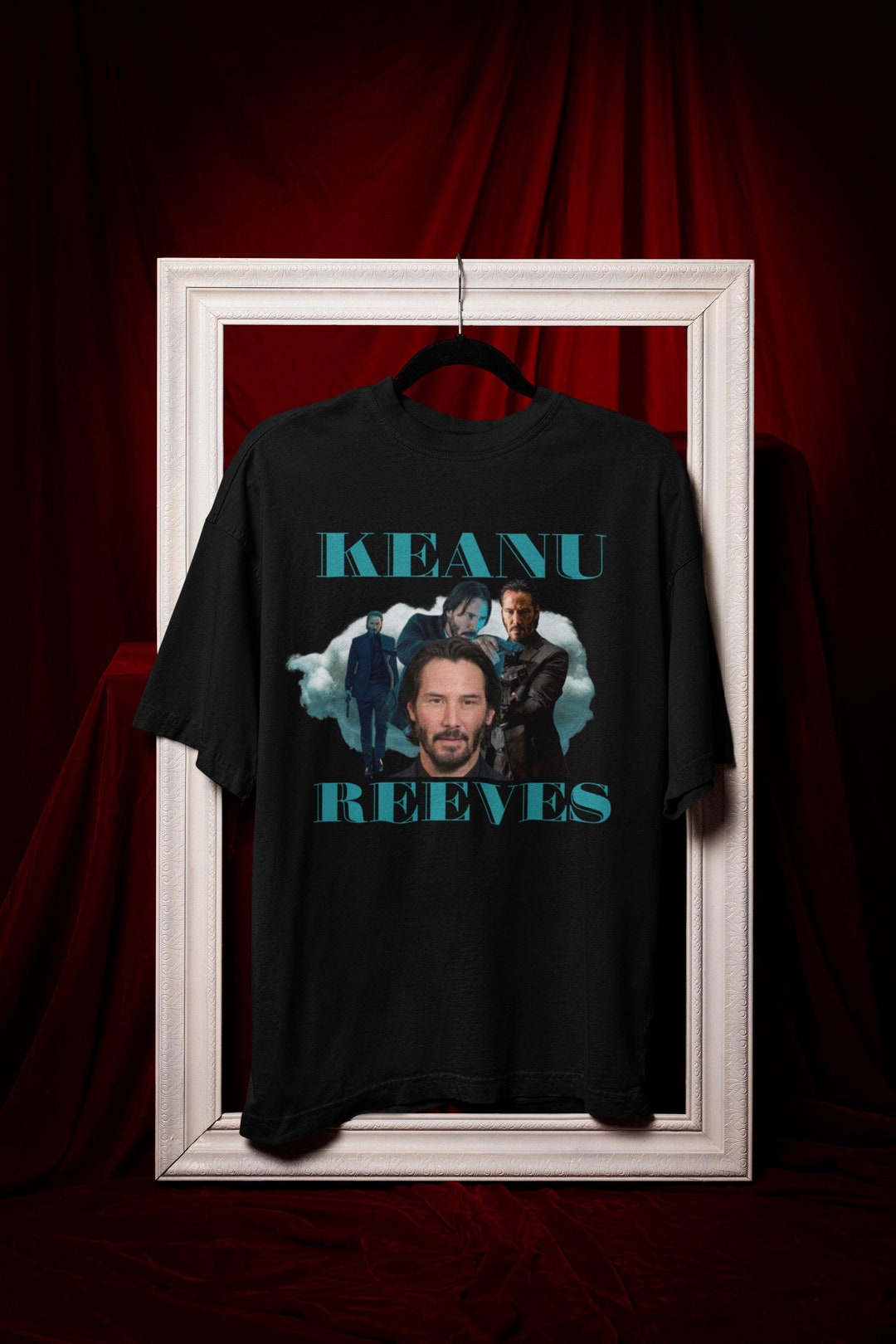Keanu Reeves Collage Shirt Iconic John Wick Movie Star T-shirt, Cool ...