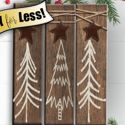 Farmhouse Christmas Tree Rustic Christmas Decor Christmas - Etsy