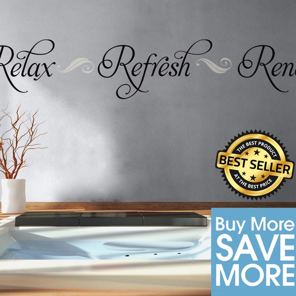 Relax Wall Decal - Etsy