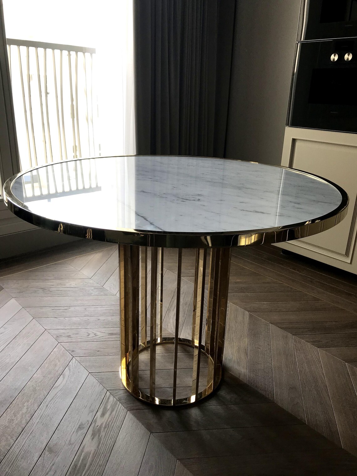 Hand-wrought Brass Table - Etsy