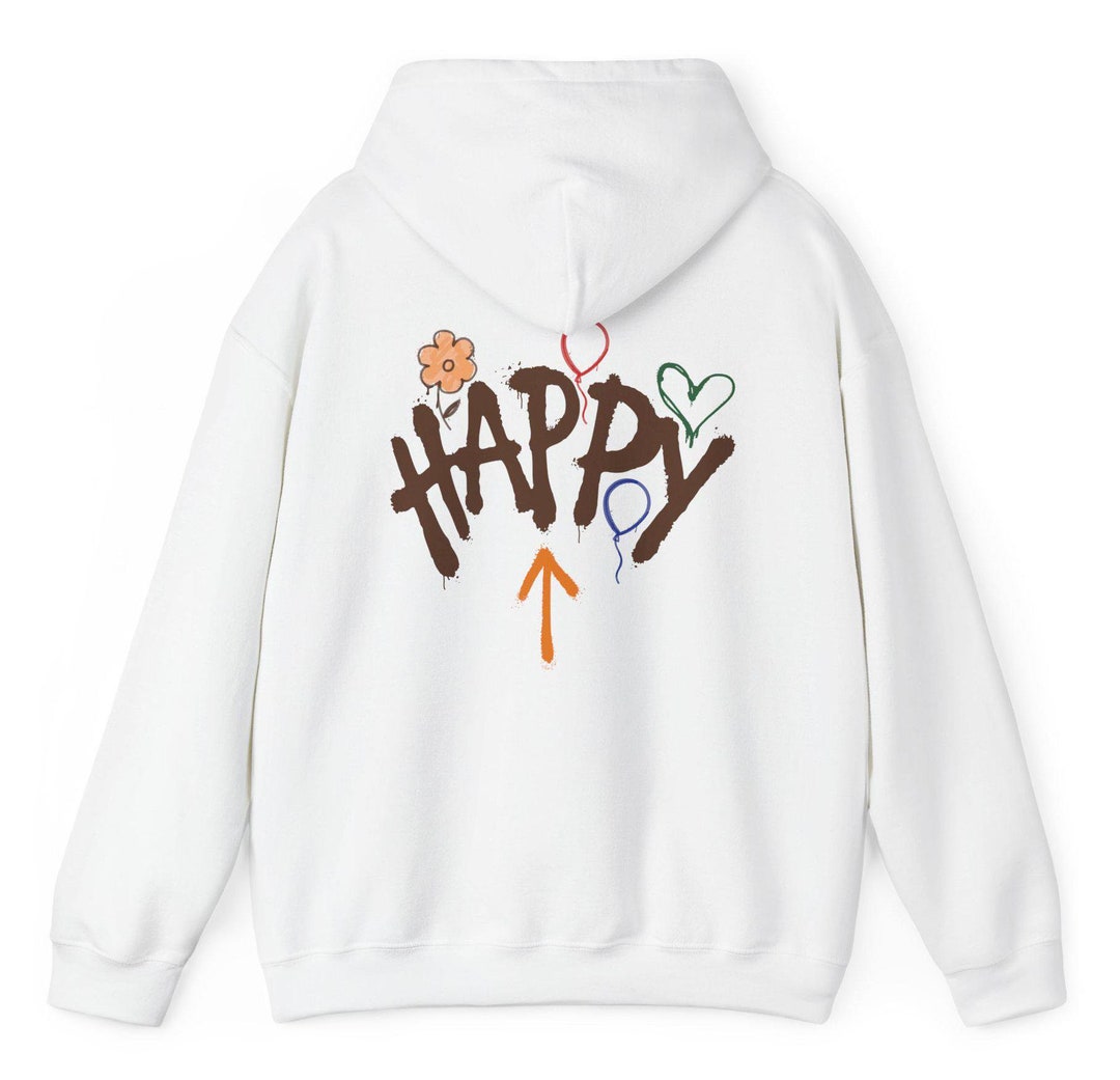 Happy, Motivational Quotes, Inspirational Sweatshirt, Motivational ...