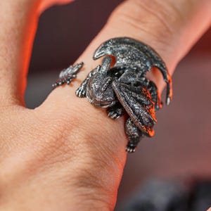 EXCLUSIVE Toothless Ring, How to Train Your Dragon Jewelry, Handmade ...