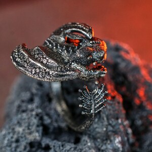 EXCLUSIVE Toothless Ring, How to Train Your Dragon Jewelry, Handmade ...