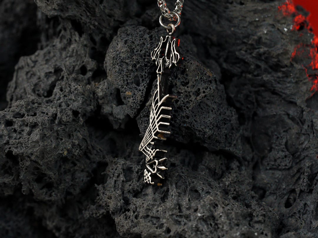 PREMIUM Kingdom Hearts - Ul.ti.ma Wea.pon Silver Necklace, Handmade ...