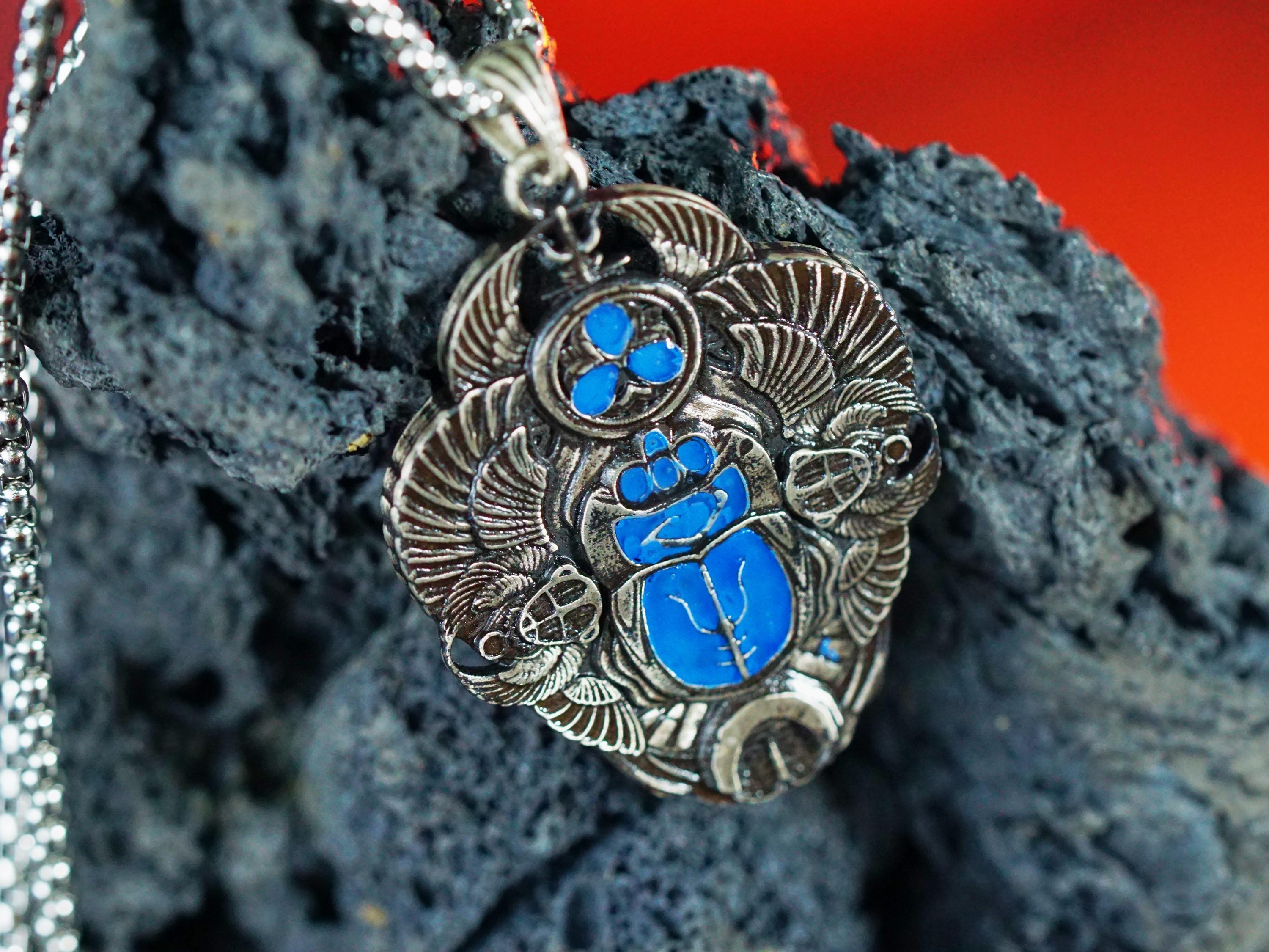 PREMIUM Fanmade Baldur's Gate 3 Scarab of Protection Amulet Handmade ...