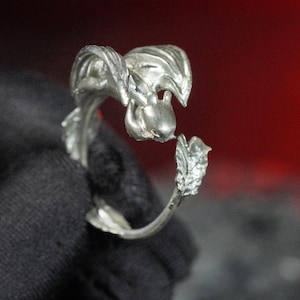 EXCLUSIVE How to Train Your Dragon Silver Ring, Adjustable Toothless ...