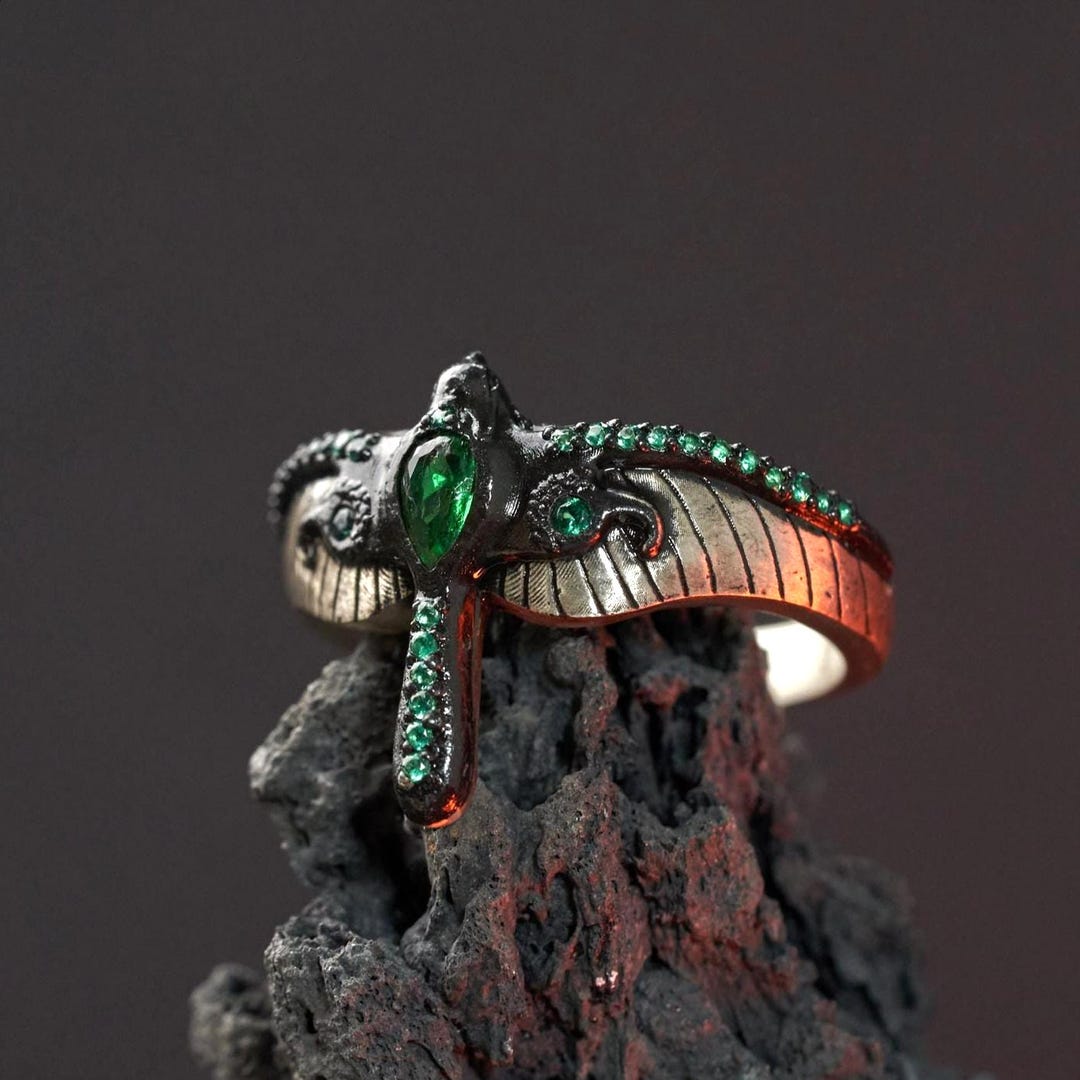 EXCLUSIVE Custom BG3 Ring of Evasion, Handmade Silver 950 RPG Jewelry ...