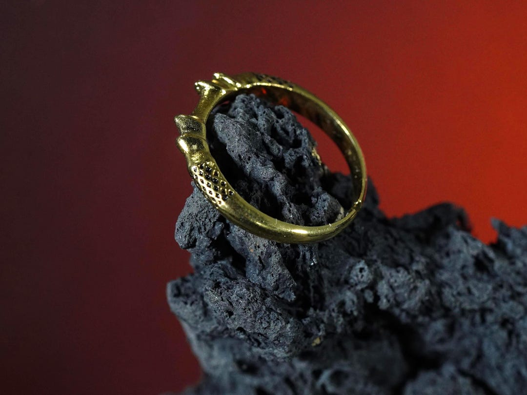 EXCLUSIVE Custom Elden Ring Spectral Steed Whistle Ring, 14k Gold ...