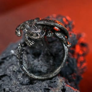 EXCLUSIVE Toothless Ring, How to Train Your Dragon Jewelry, Handmade ...