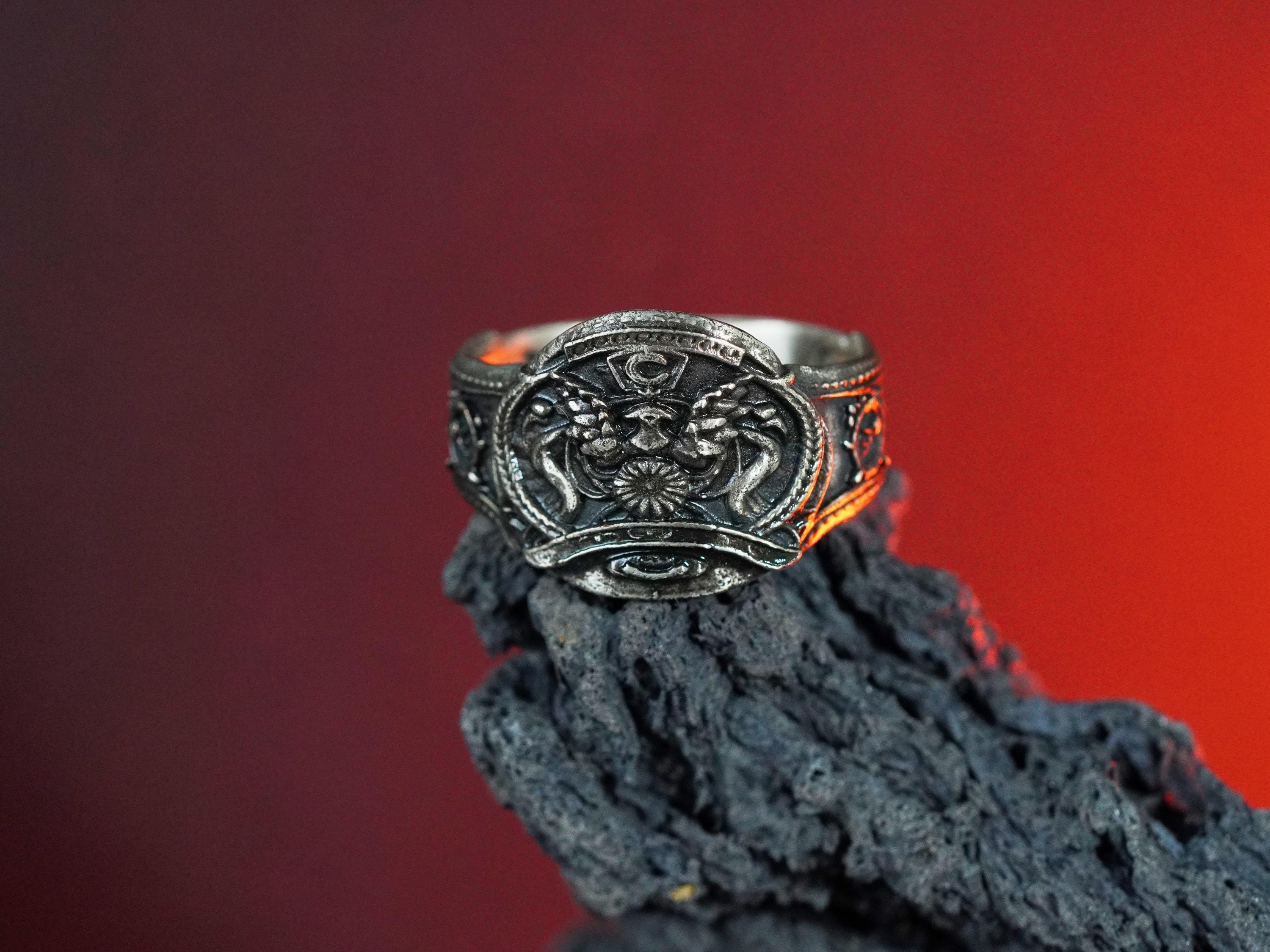 EXCLUSIVE Fanmade Final Fantasy VII Champion Belt Ring, Handmade Silver ...