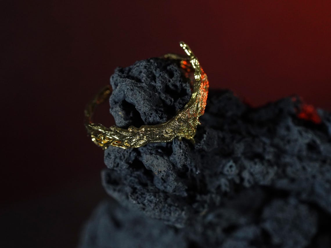 EXCLUSIVE Custom E!d.e.n R.i.n.g Ml.q.u.e.!!a Crown Ring, 14k Gold ...