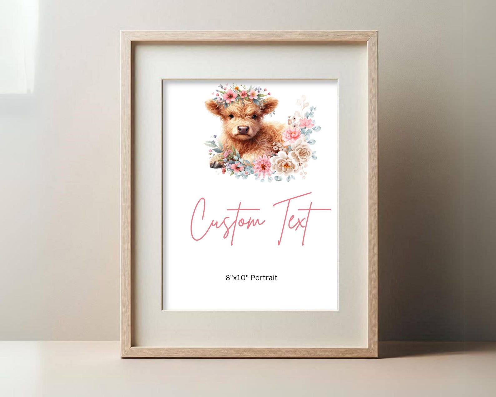 Editable Highland Cow Birthday Sign, Rustic Birthday Sign Template ...