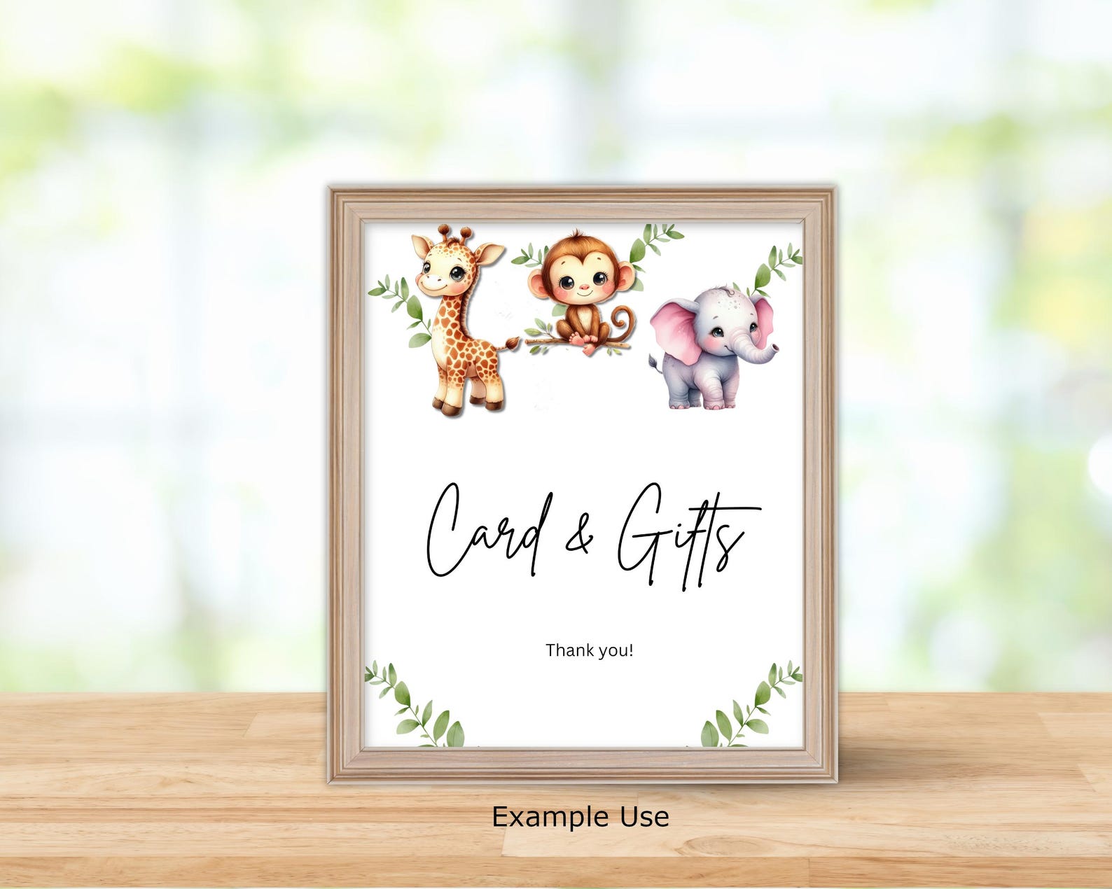 Editable Safari Birthday Sign, Jungle Birthday Sign Template, Custom ...