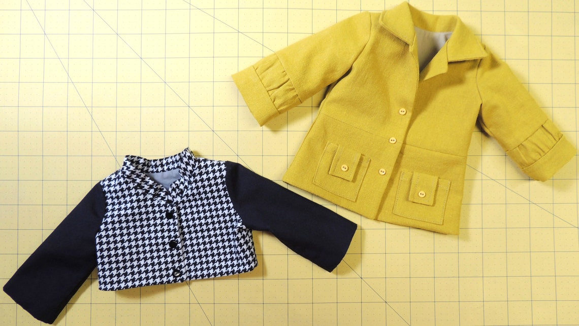 Classy Coat and Jacket - Doll Clothes Pattern for 18 Inch Doll - Etsy