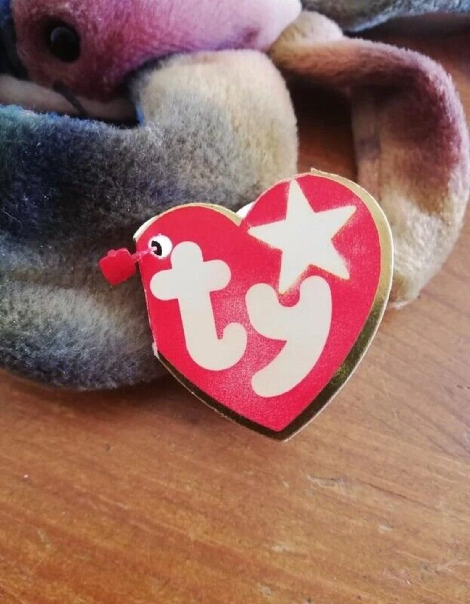 Rare TY Beanie Baby **claude** the Crab PVC Rare (error *white Star ...