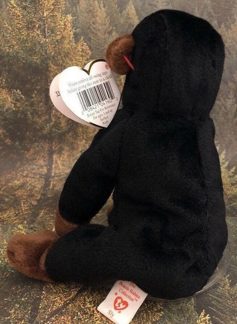 Rare TY Beanie Baby Congo the Gorilla (error Name Tush Tag *sly ...