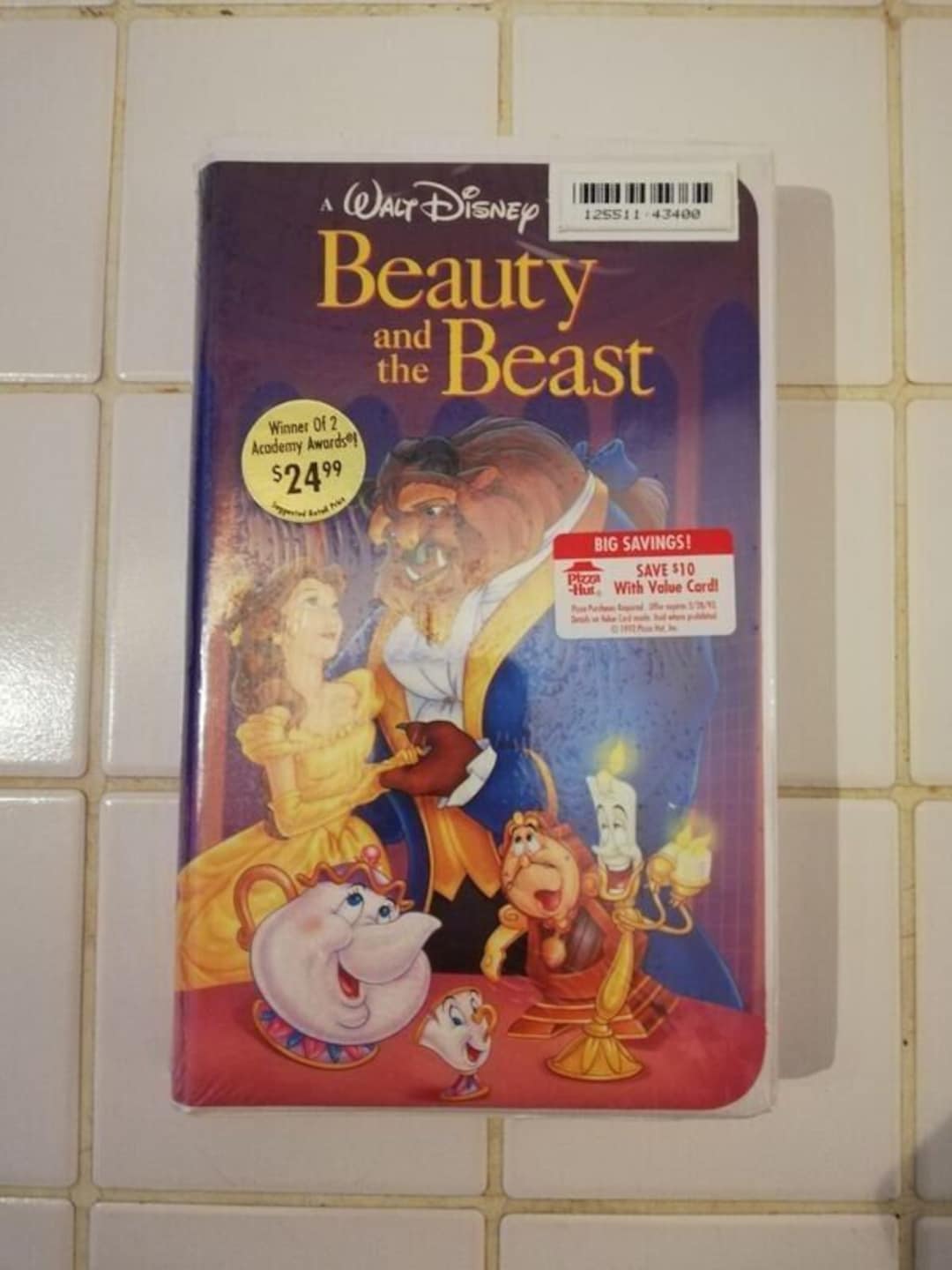 Vhs Disney Beauty and the Beast 1991 #1325 Rare Collectible Masterpiece ...