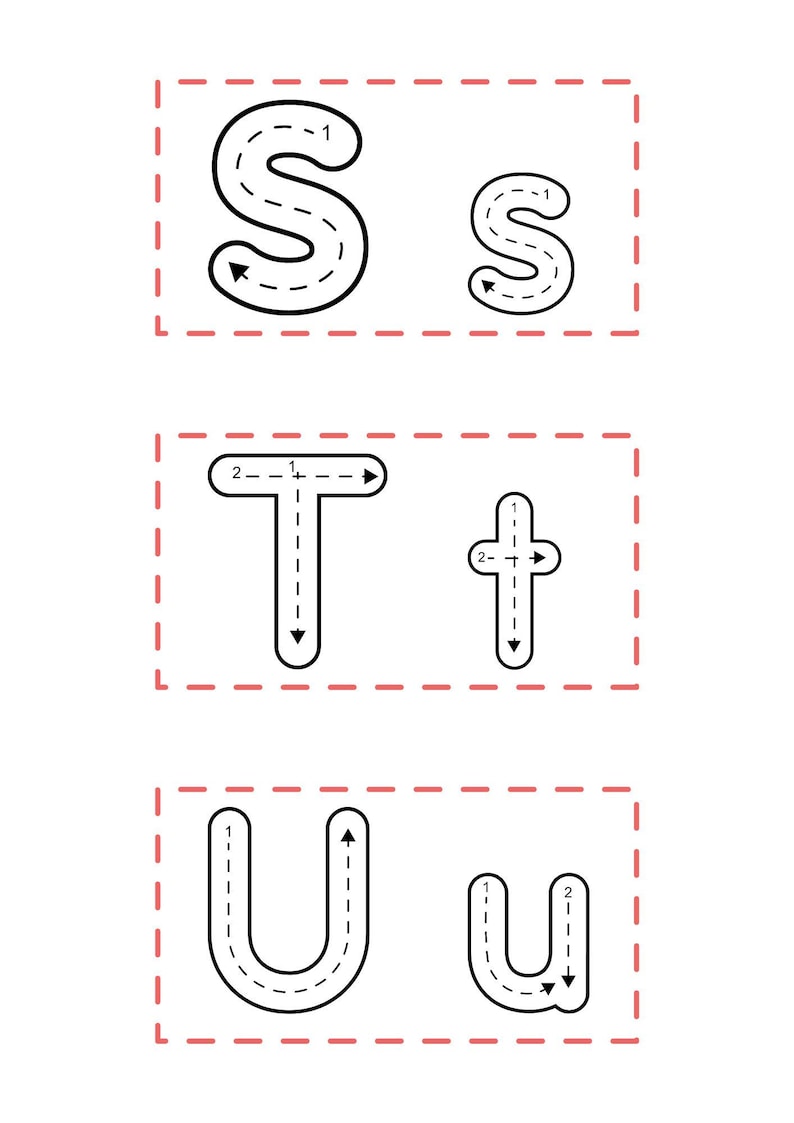 Alphabet Tracing, Printable Worksheet, Letter Tracing, Writing Practice ...
