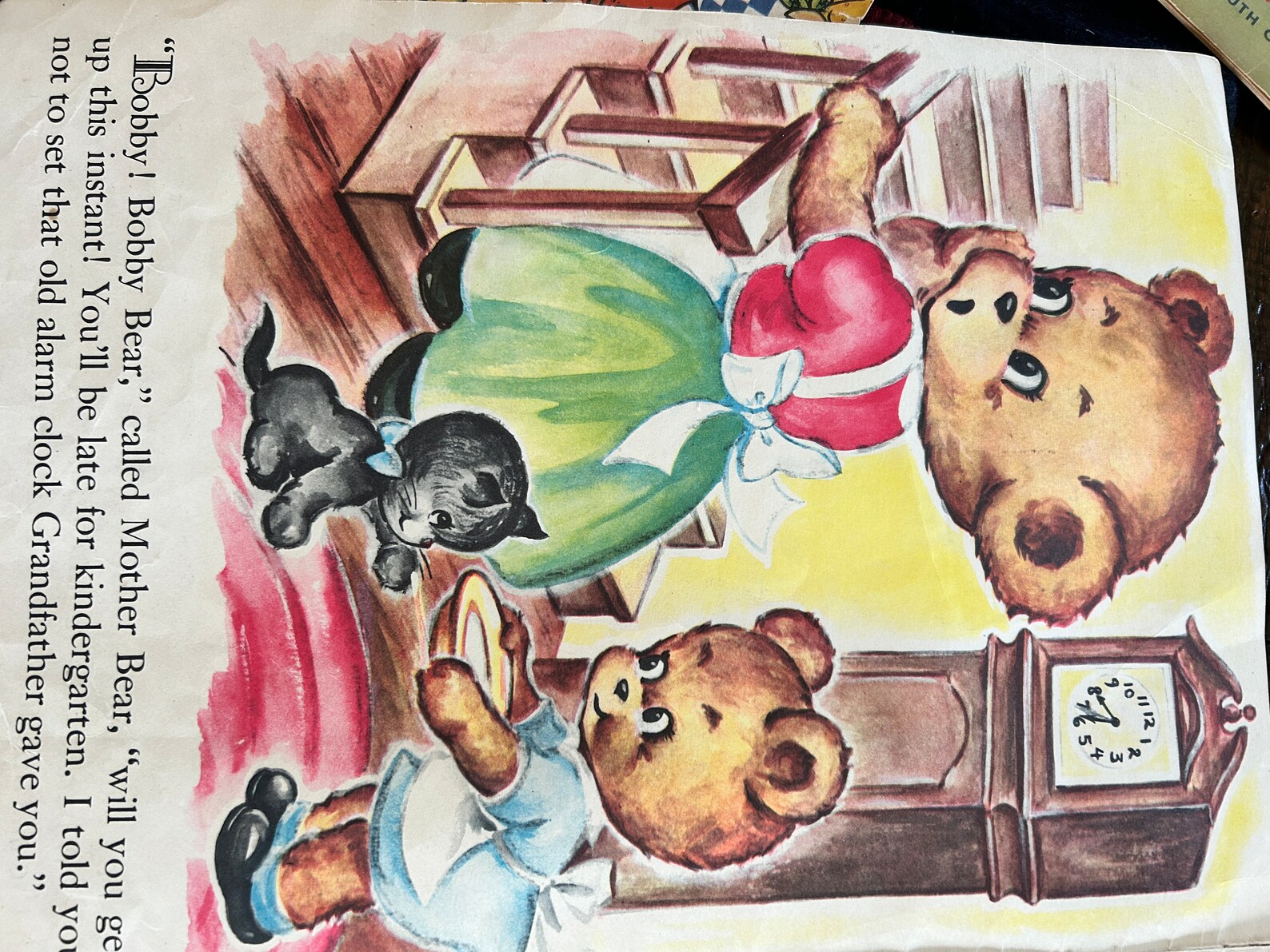 Bobby Bear Oversized Paperback Storybook With Remarkable Vintage ...