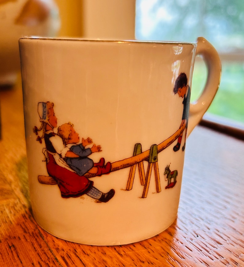 Vintage 1920's German Child's Porcelain Nursery Rhyme Cup - Etsy Australia