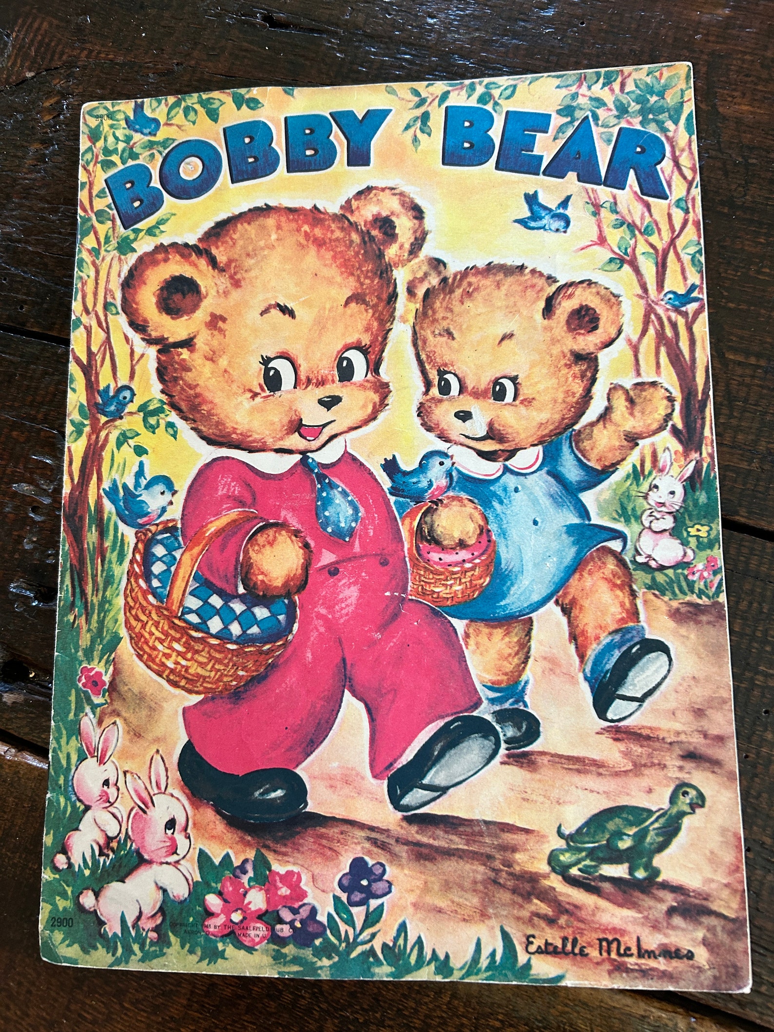 Bobby Bear Oversized Paperback Storybook With Remarkable Vintage ...