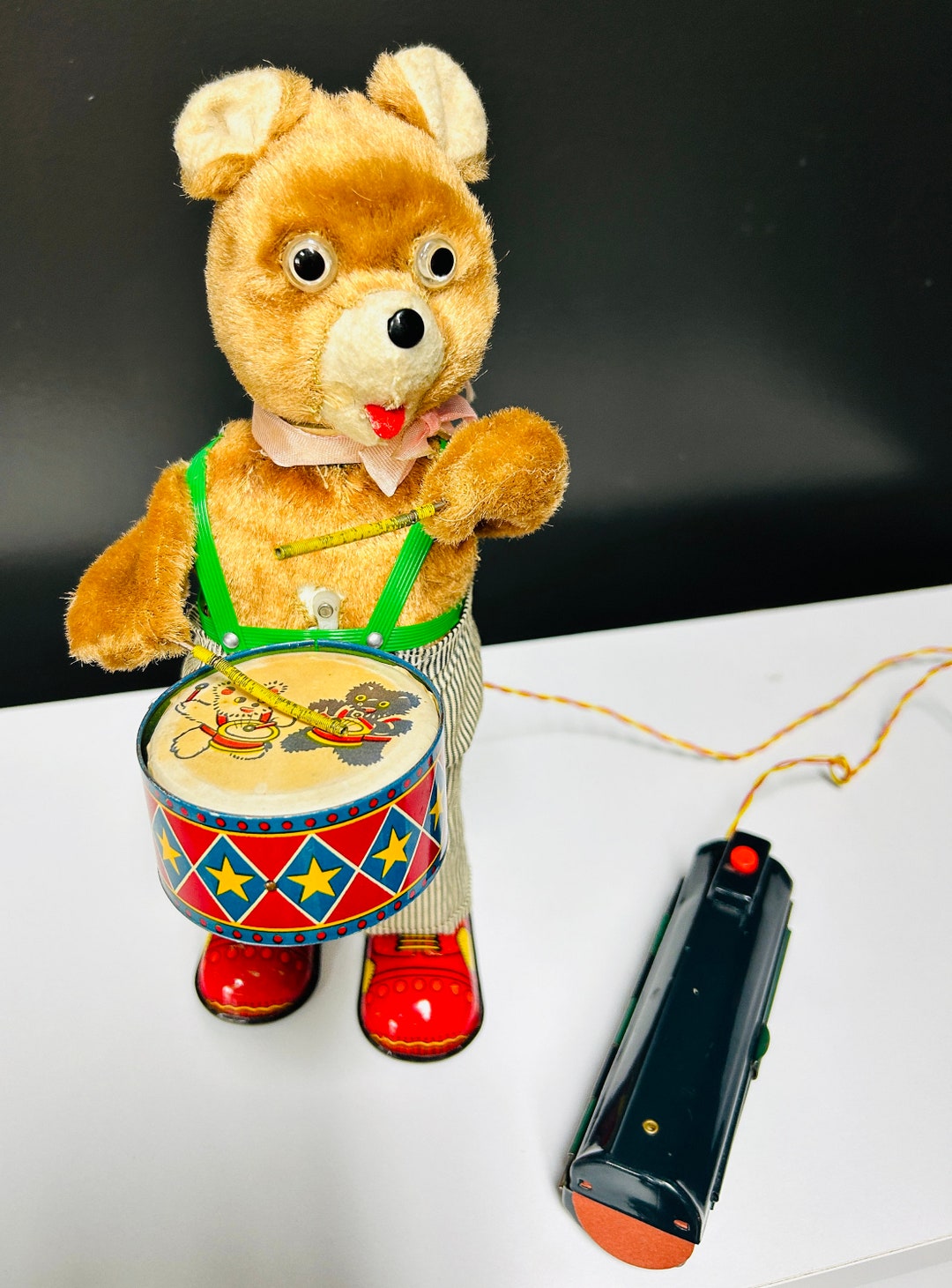 Barney the Drummer Bear - Etsy