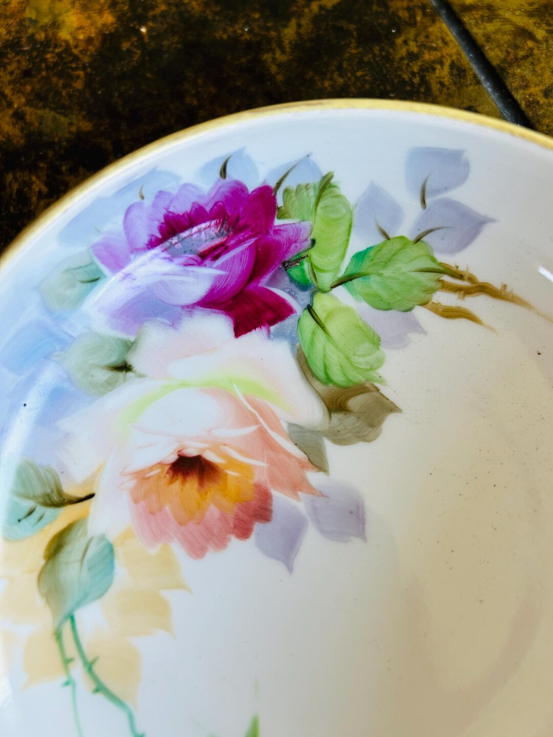 Antique Morimura Norwegian Porcelain Footed Mayonnaise Bowl Likely ...