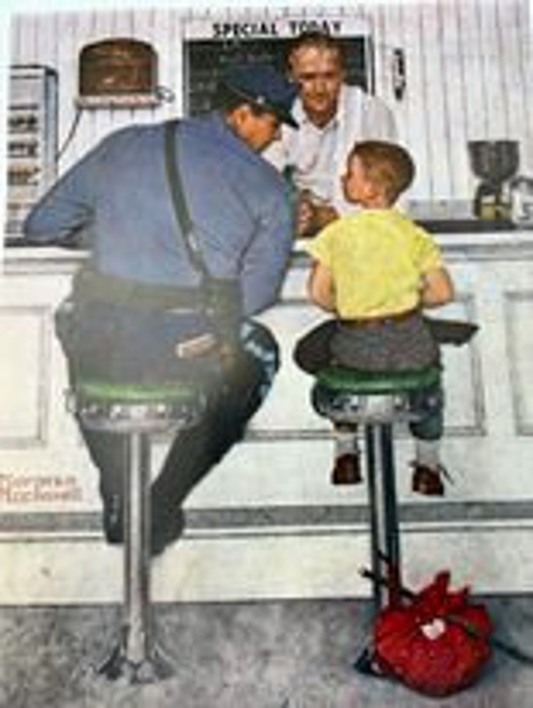 Norman Rockwell's "the Runaway" Print - Etsy
