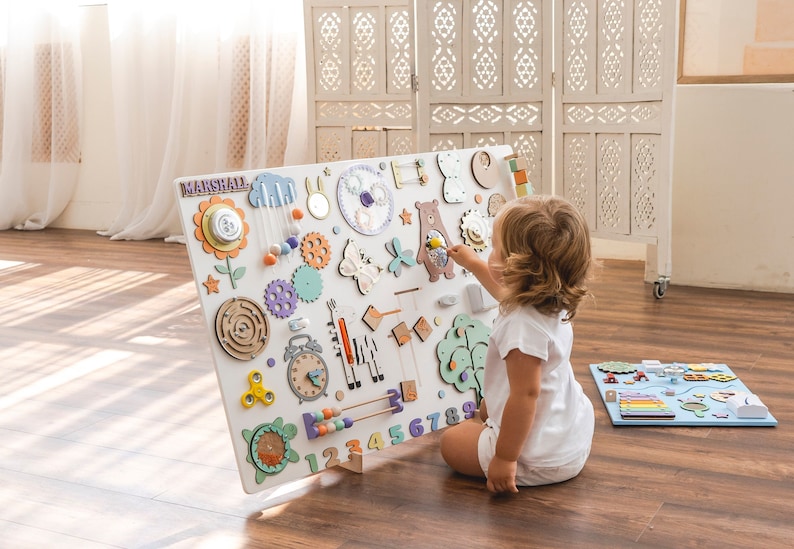 Busy Board, Sensory Board 12 Months, Sensory Wall Preschool ...