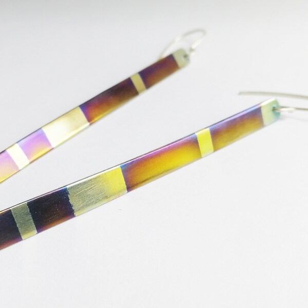 Titanium Earrings - Etsy