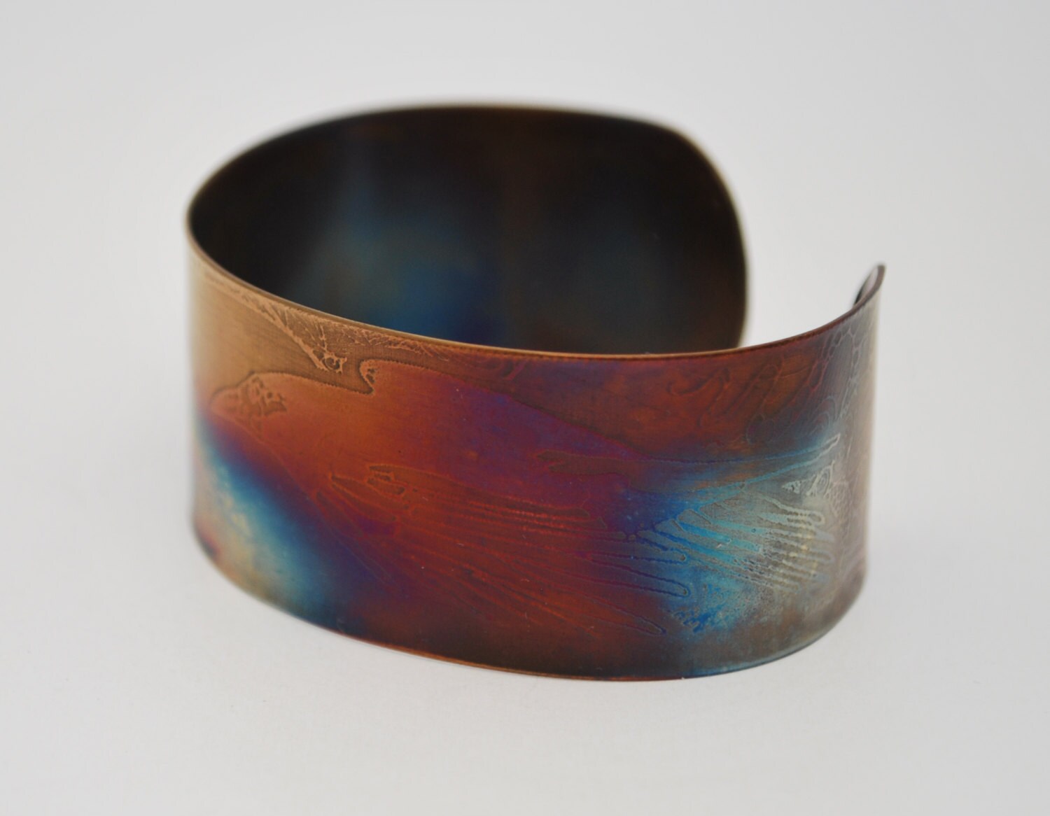 Coloured Steel Raven Cuff Multi Coloured Stainless Steel - Etsy