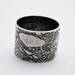 Etched Silver Magpie Ring - Oxidised - Etsy