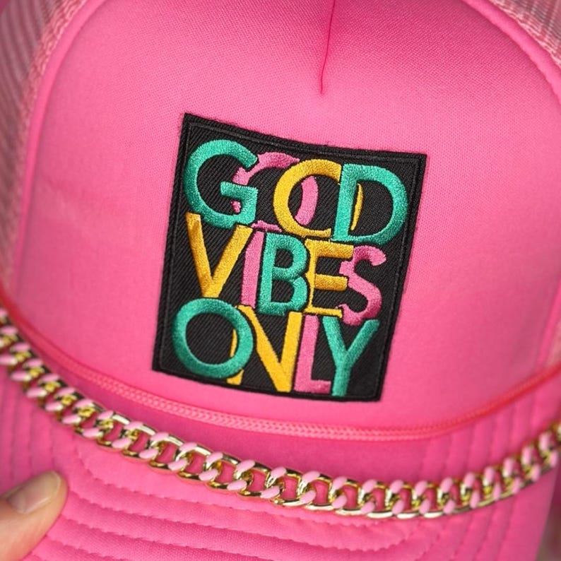 Good Vibes Trucker Hat - Etsy