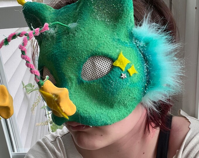 Therian/furry Alien Mask - Etsy