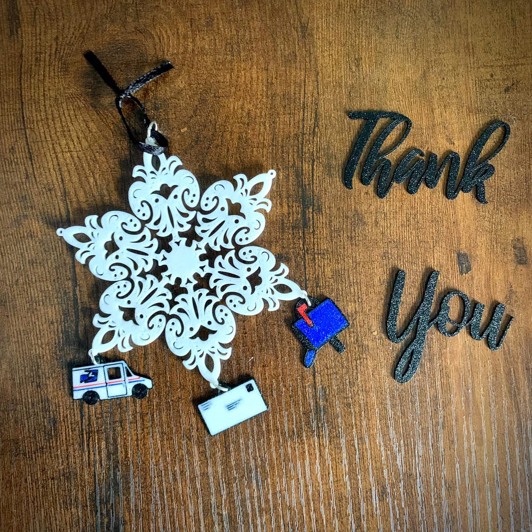 Postal Worker Customer Appreciation Ornament, USPS Thank You Gift, Post ...