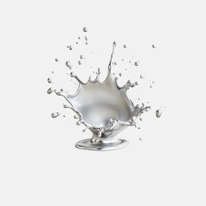 Watercolor Drips & Silver Splashes: Transparent PNG Borders for Digital ...